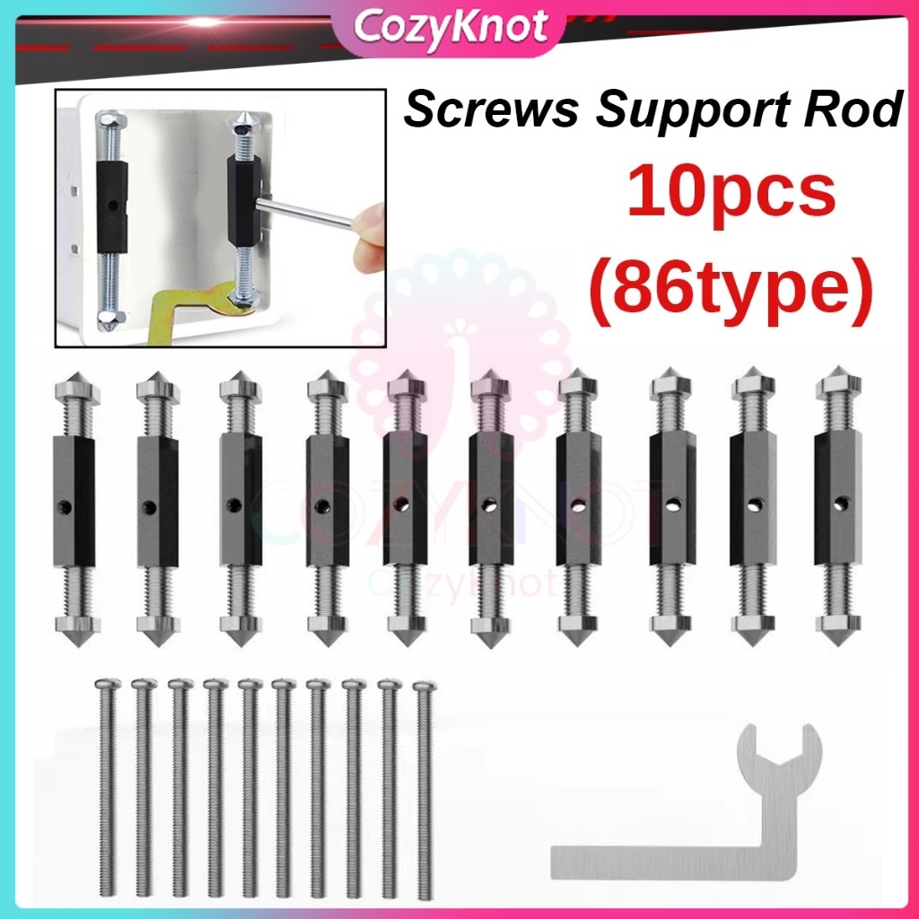 CKT 86Type Switch Socket Cassette Screws Support Rod Wall Mount Switch ...