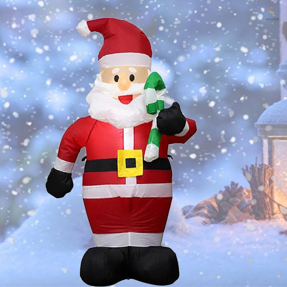 Inflatable Christmas Decorations 4 FT Inflatable Christmas Santa Claus ...