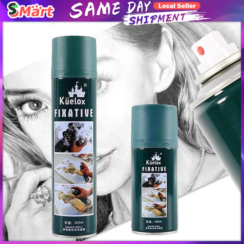 180/300ml Fixative Spray For Drawing Spray Sketching Gouache Spray ...
