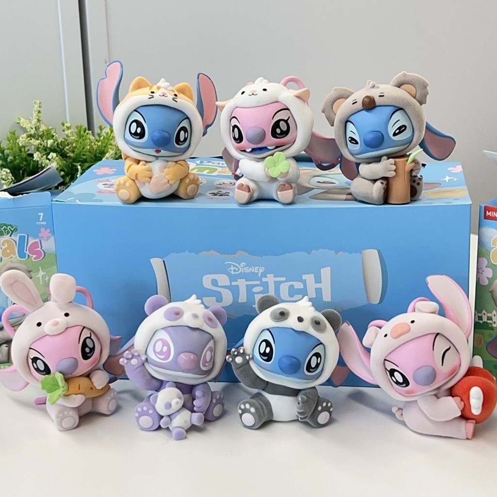 MINISO Disney Star Baby Stitch Animal Party Blind Box Decoration Anne ...