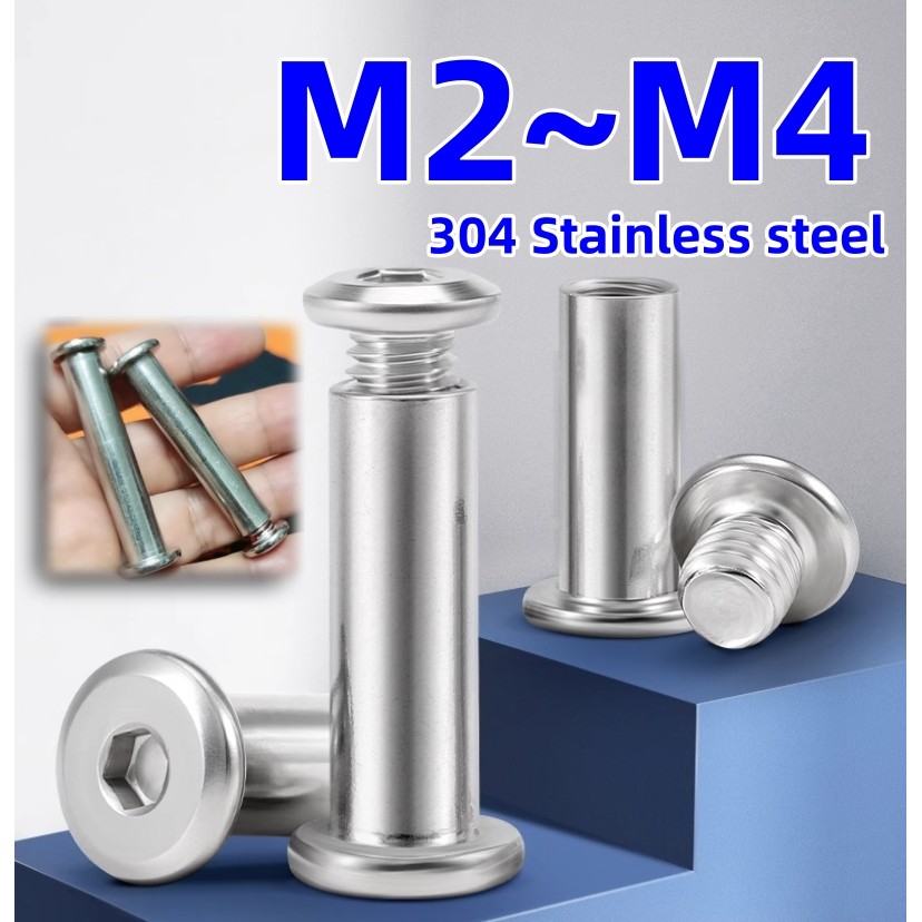 304 Stainless Steel Chicago Screw Inverted Hexagonal Bolt Hexagon Lock ...