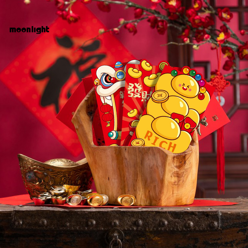 MO Traditional Chinese Lucky Money Packets Chinese New Year Envelope ...