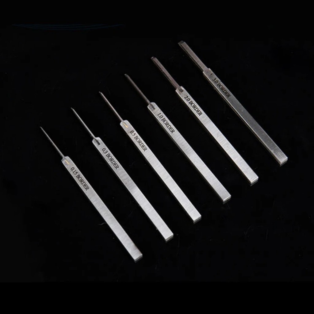 Border BD0007 0.15mm-3mm Chisel Push Knife/Craft Tools for DIYGundam Building model tool High ...