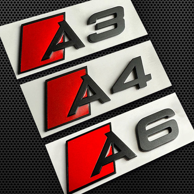 Audi Personalized Three-Dimensional Customized Tail Mark A3/A4/A5/A6/A7 ...