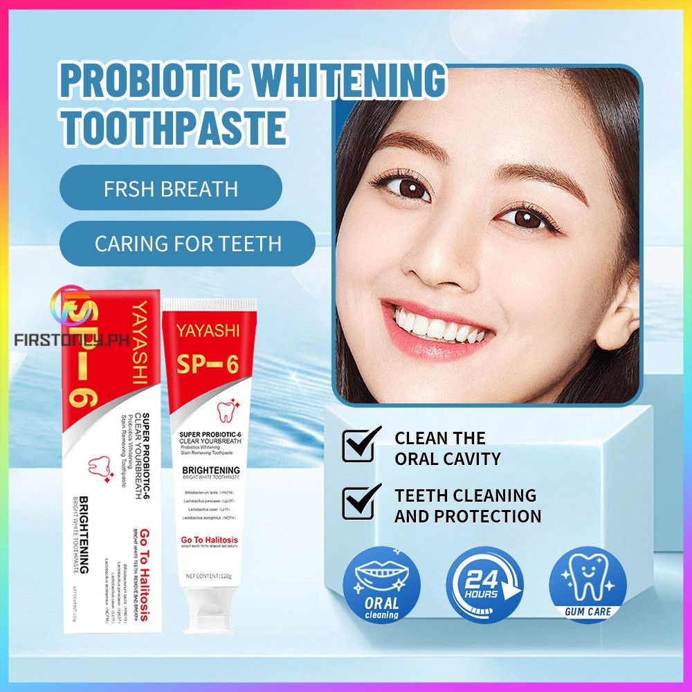 Fresh Breath Sp 6 Probiotics Bright White Toothpaste Super Probiotic 6 Firstonly Shopee