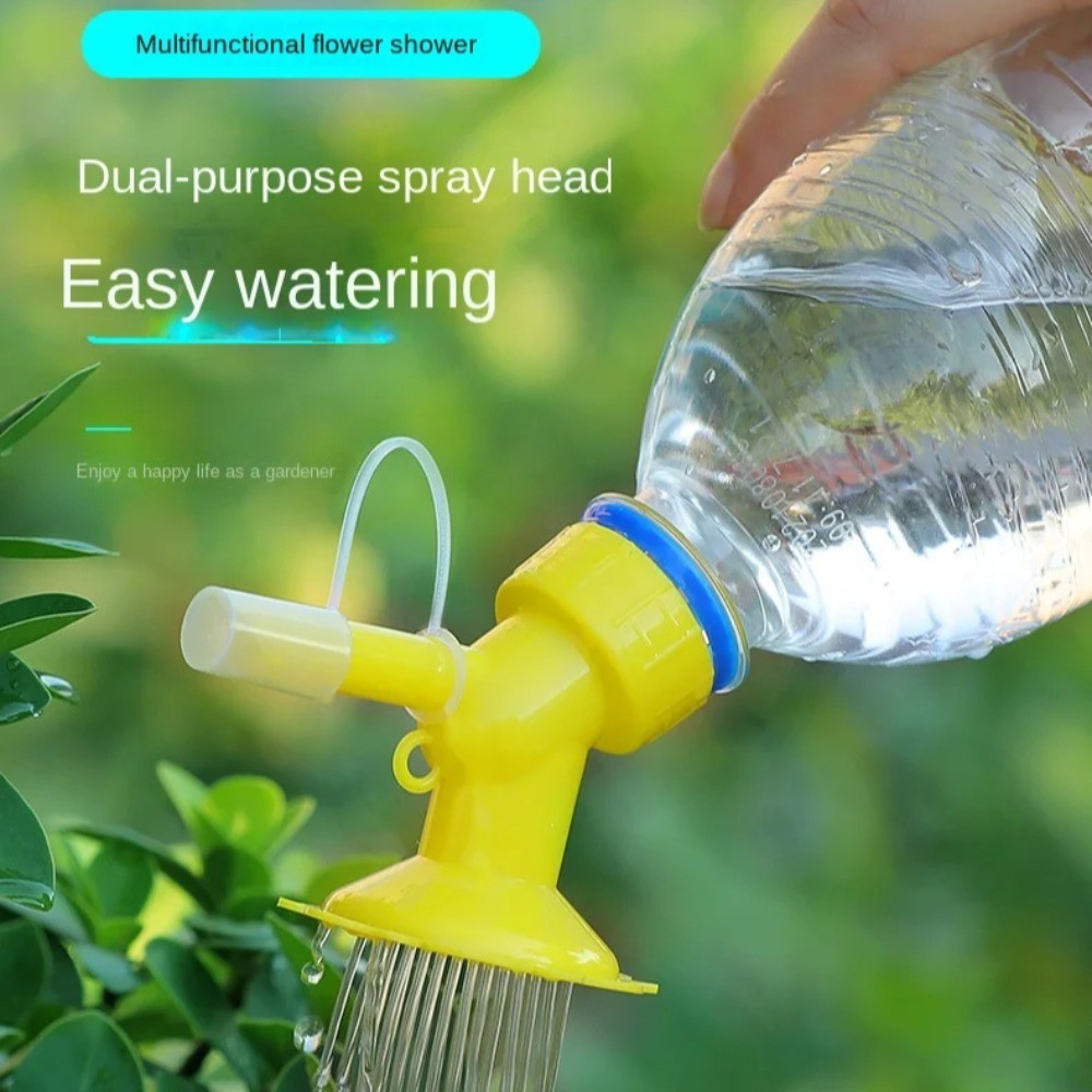 5PCS 2 in1 Plastic Bottle Cap Sprinkler Watering Double-Headed Spraying ...