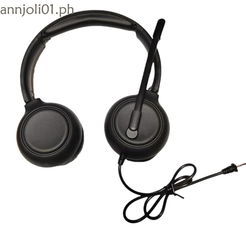 QJ Noise Cancelling Corded Headset for Telecommunication Wide ...