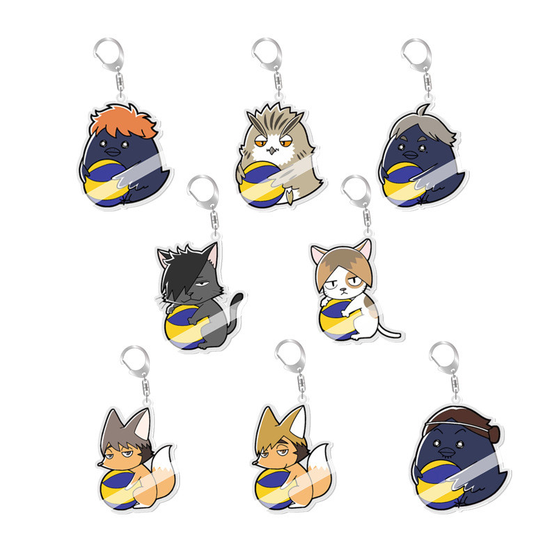 Volleyball Boy Hyuga Shoyo Kageyama Feixo Keychain Pendant | Shopee ...