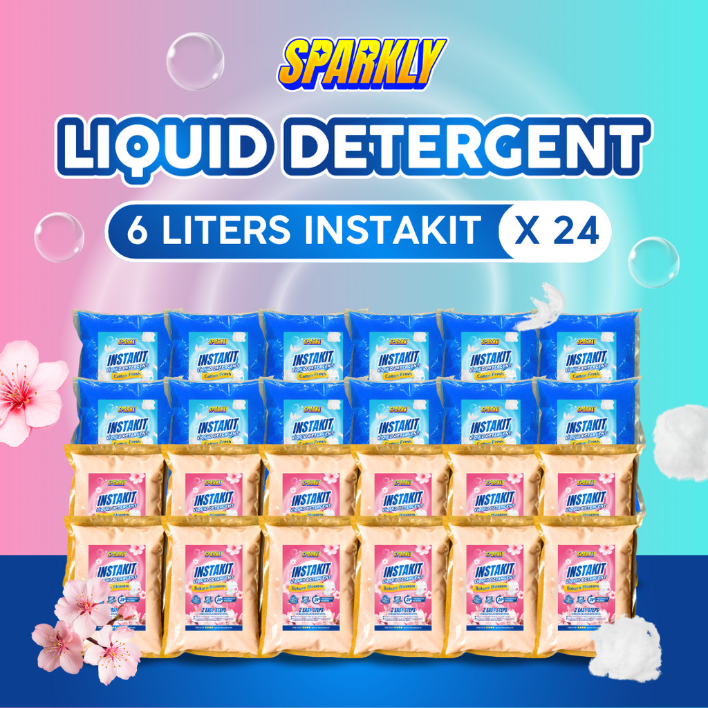 (144 LITERS Yield) Sparkly INSTAKIT DIY Liquid Detergent - JUST ADD ...