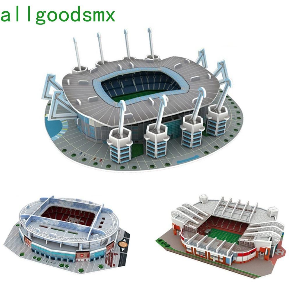 ALLGOODS Miniature Football Stadiums, DIY Model 3D Soccer Stadium ...