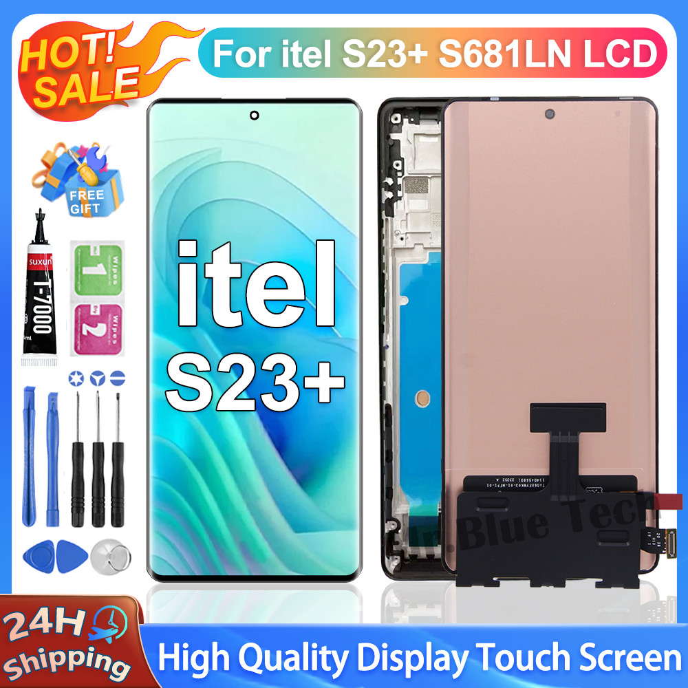 For Itel S23+ LCD Display S23 Plus S681LN Touch Screen Digitizer ...