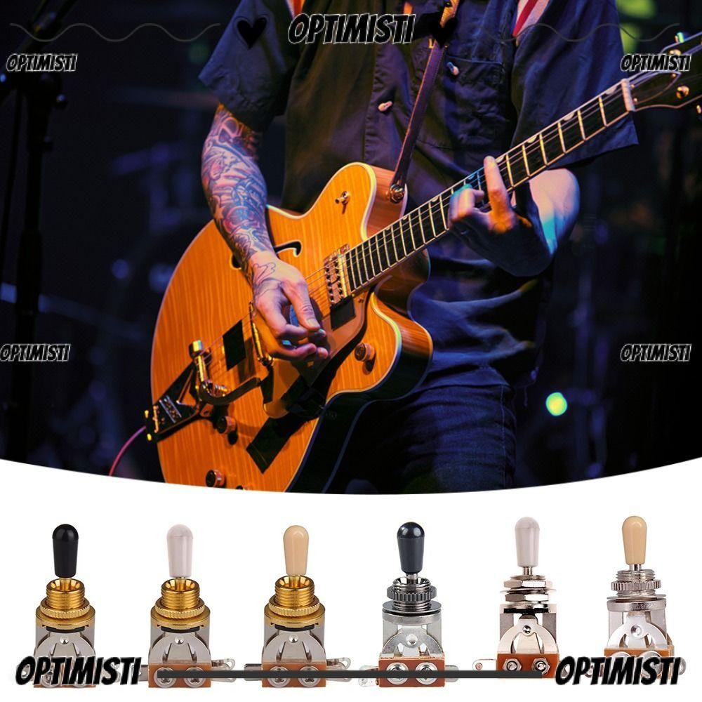 OPTIMISTI 3-Way Toggle Switch, Guitar Accessories with Tip Cap Electric ...