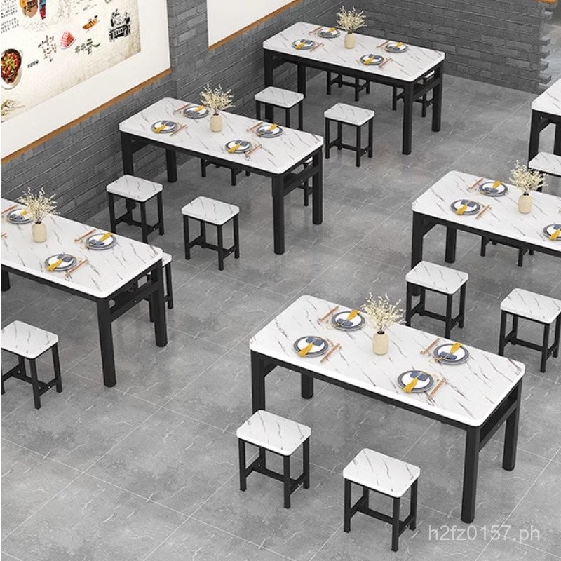 Employee Dining Snack Canteen Restaurant Table Rectangular Fast Food ...