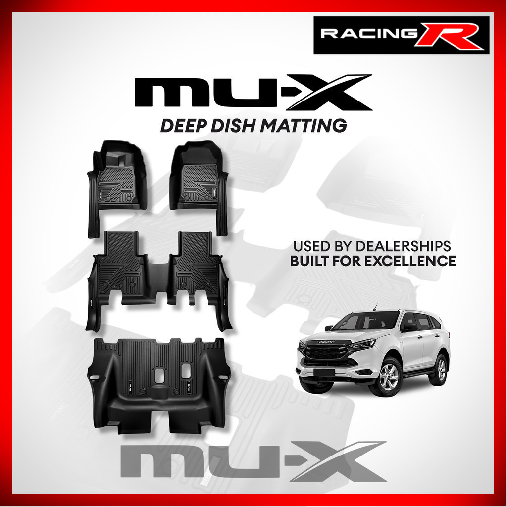 Isuzu MUX MU-X 2025 OEM Deep Dish Matting 9D WITH EXTENSION High ...