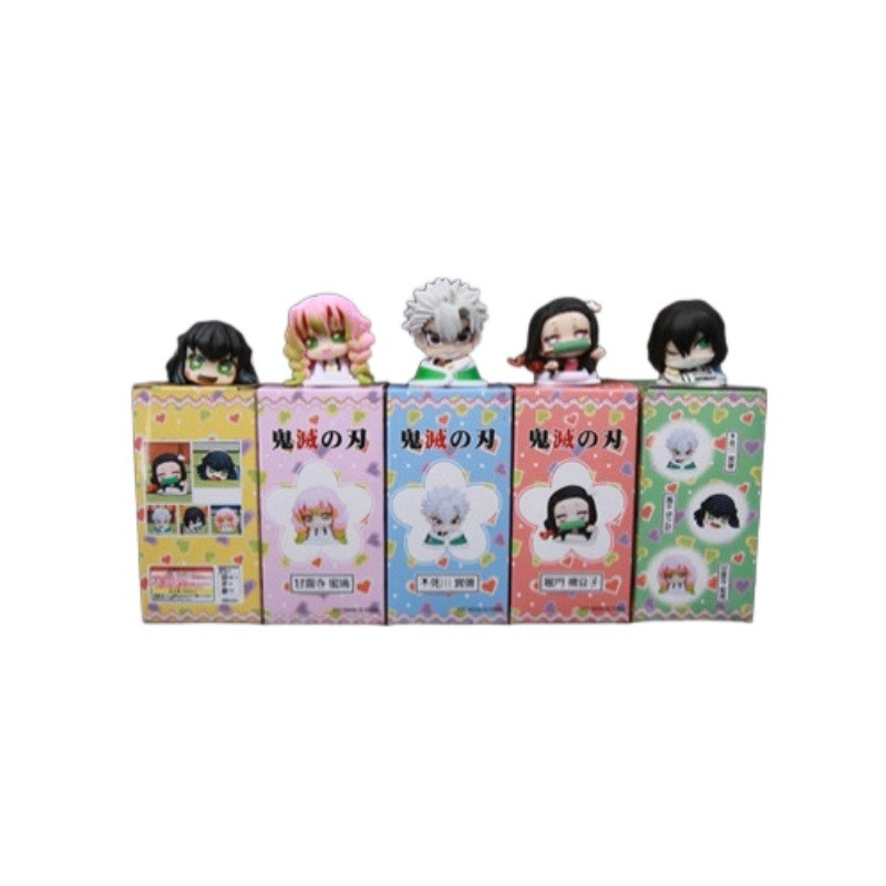Demon Slayer Vol.4 Set of 5 Gashapon Figures Nezuko Wind Hashira Snake ...