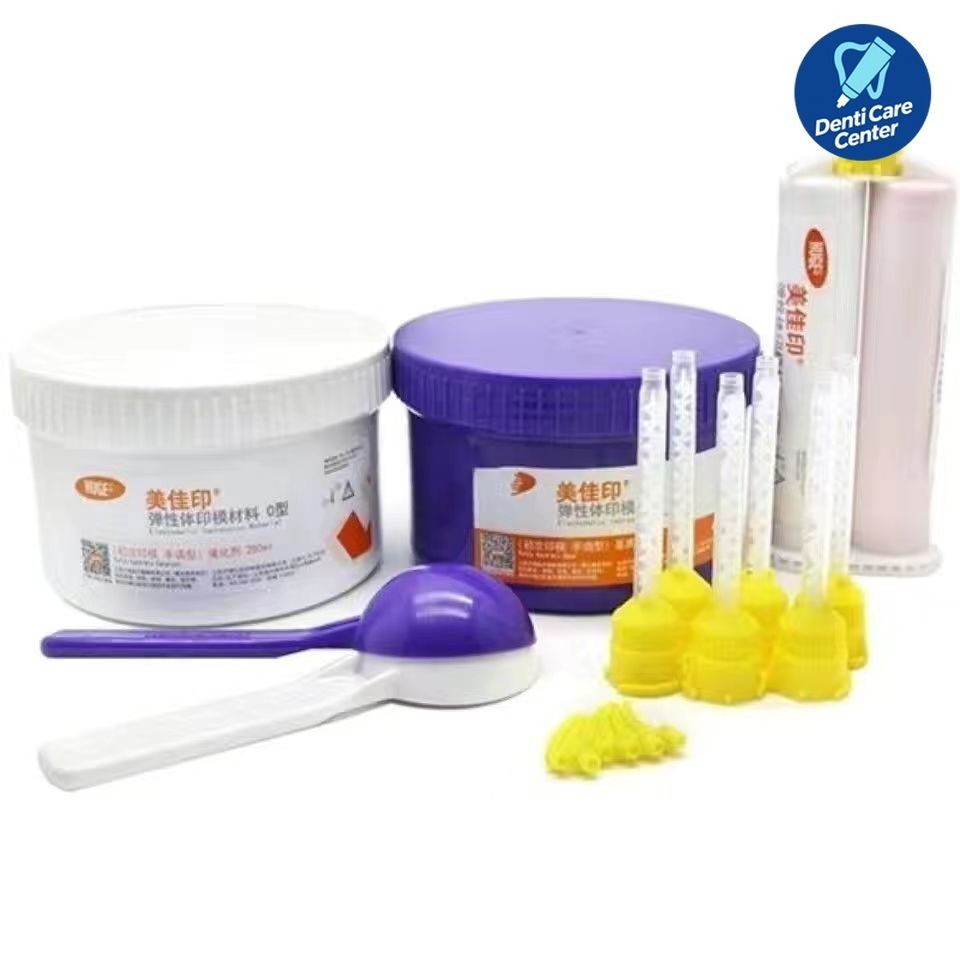 HUGE Dental Impression Kit Soft Putty and Light Body Silicone Rubber Teeth Mold Materials ...