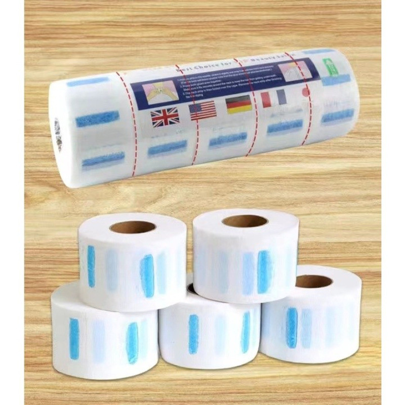 1/5 Rolls Neck Tissue Roll for Salon/ Barbers Use Disposable Tissue ...