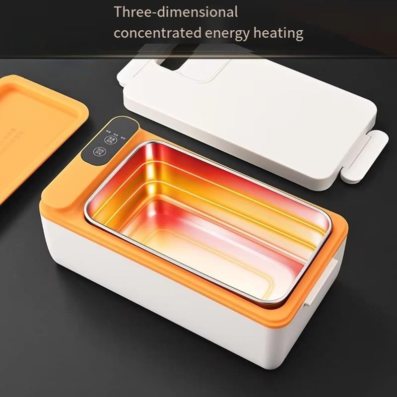 Wireless Heating Lunch Box Electric Heating Insulated Box USB Charging ...