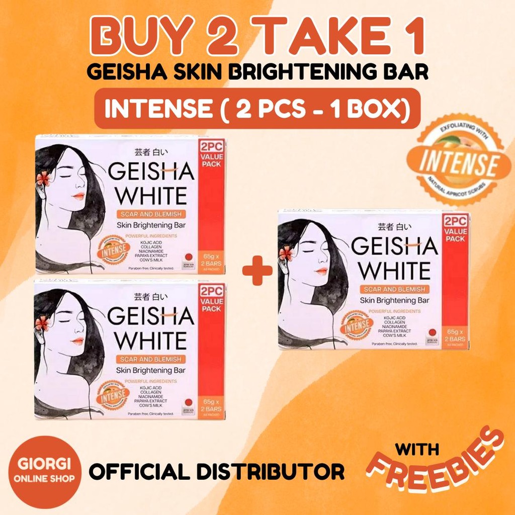 GEISHA WHITE Intense Brightening Bar Soap 65g | BUY 2 TAKE 1 ...