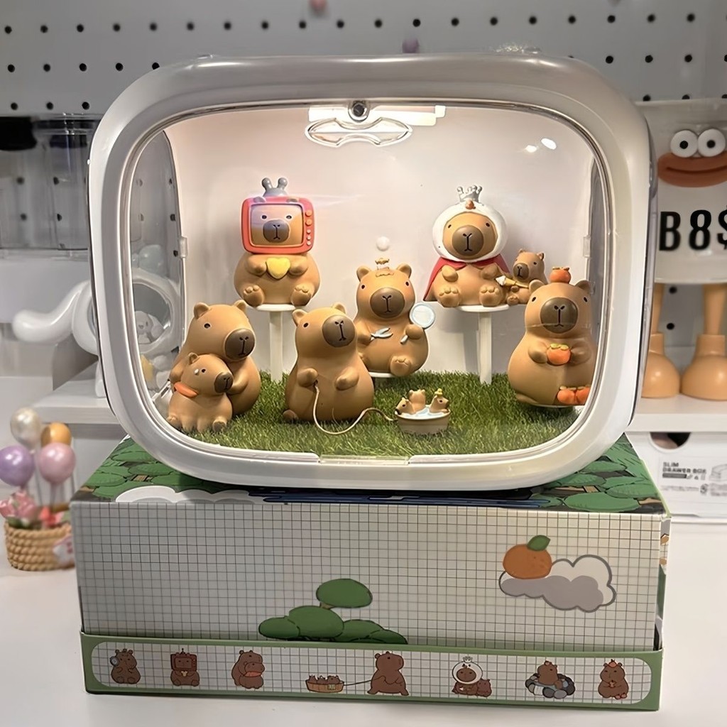 Kapibara Mystery Box Figure Capybara Joint Genuine Authorized Desktop ...