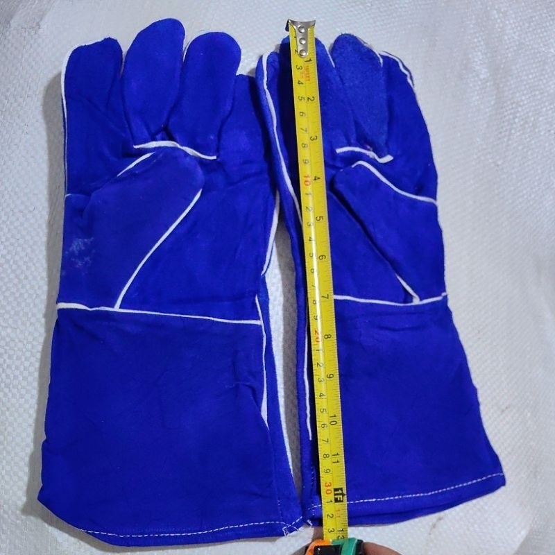 COD Heavy Duty Welding Gloves Leather Forge Heat Resistant Glove for ...