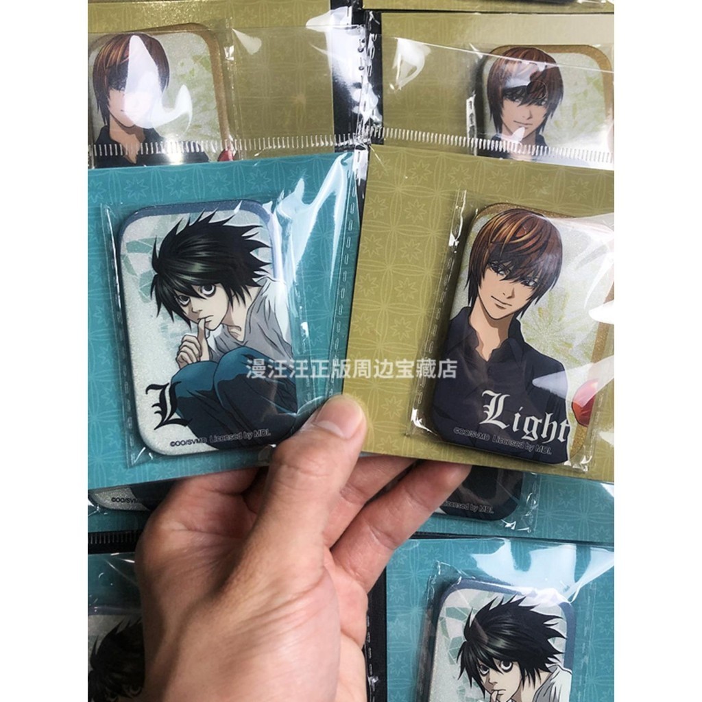 Death Notes Merchandise Long Square Badge Bar Night God Moon L Two ...