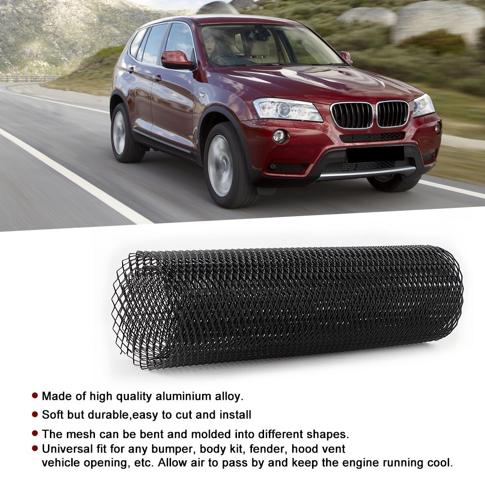 Cloudshop Car Body Grill Aluminum Alloy Grille Mesh Net Grid Bumper ...