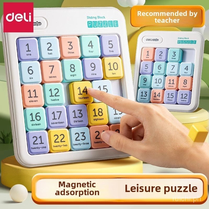 Magnetic Digital Huarongdao Sliding Puzzle Children's Sudoku ...