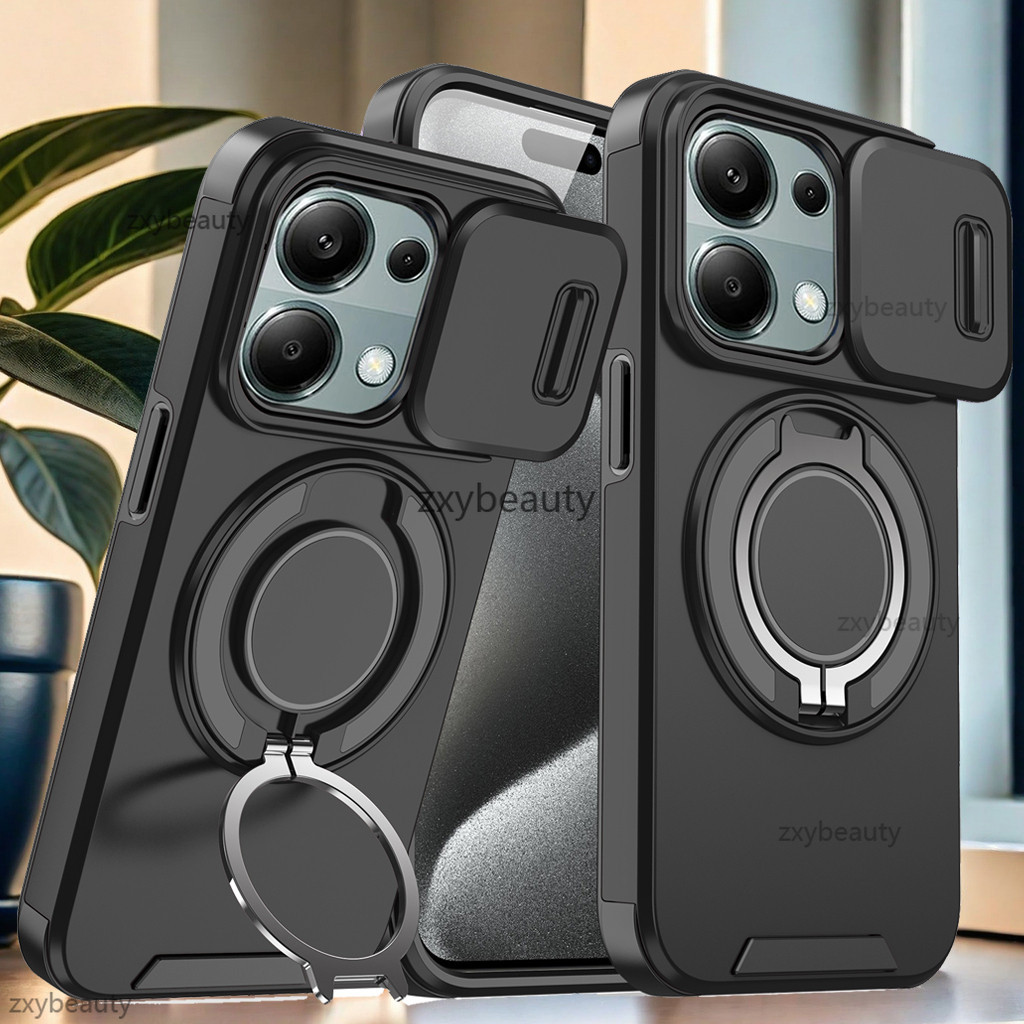 Redmi Note 13 14 Pro Plus 5G 4G 2024 Case Shockproof Armor Slide ...