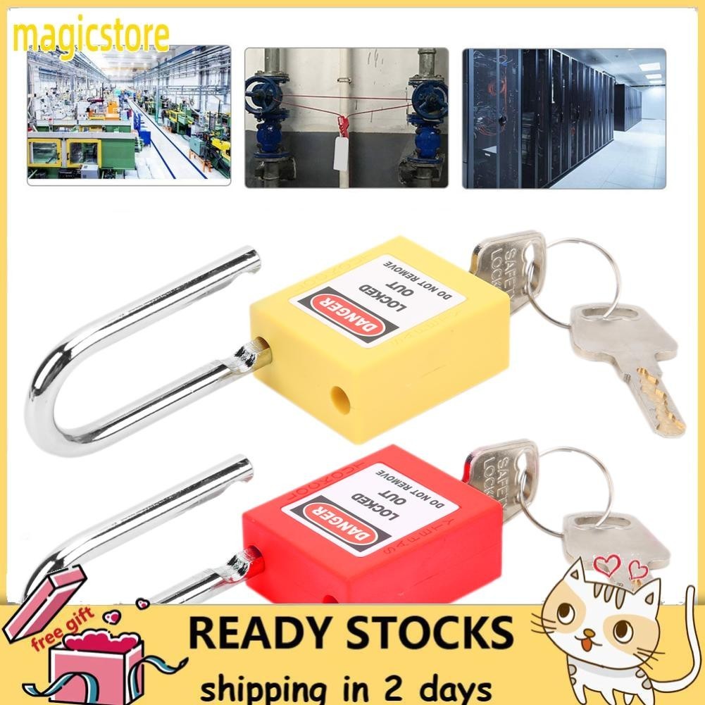 Macospice Tagout Lock Portable Safety Padlock for Mechanical Equipment ...