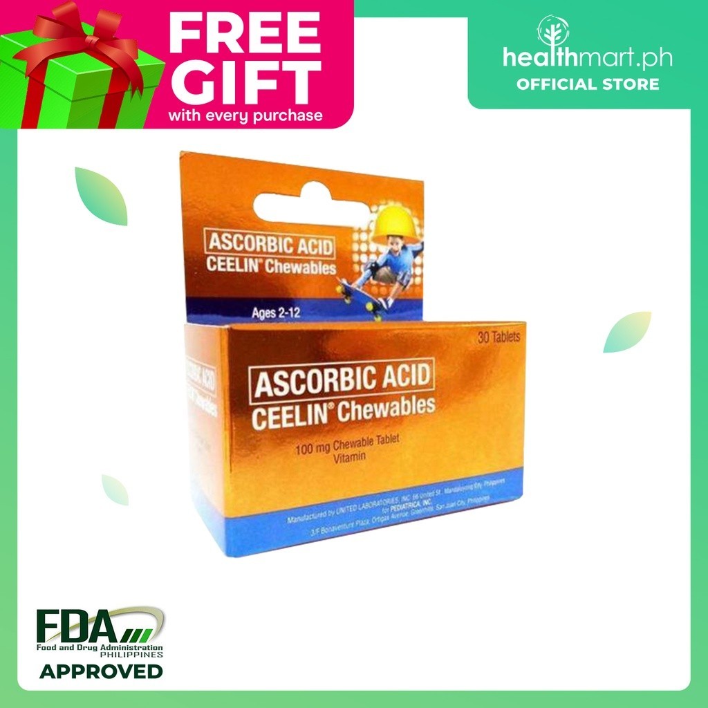 RQ+Ceelin Chewables 100mg (30 tablets) | Kids vitamins X*B | Shopee ...