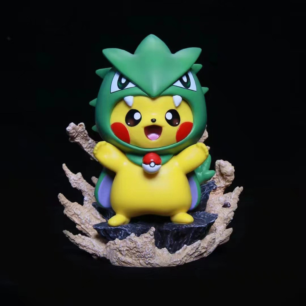 Szwq Pokemon Bangira Pikachu Cross-Dressing Series Q Version Figure ...