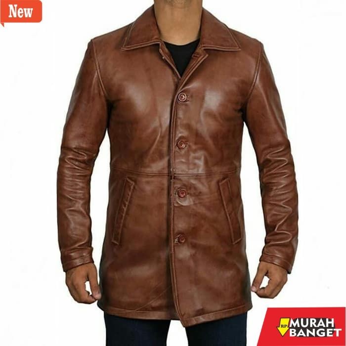 Garut men's leather jacket, Semi-leather men's jacket, latest long men ...