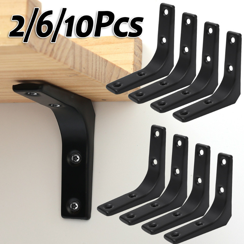 90 Degree Wall Mounted Float Shelf Brackets / L-Shaped Steel Right ...