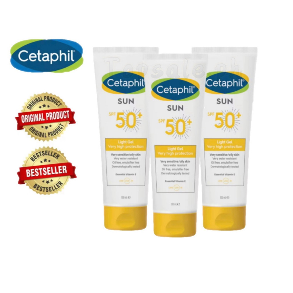 100ml Cetaphil Sun SPF 50Facial Sunscreen SensitiveSkinLightweight ...