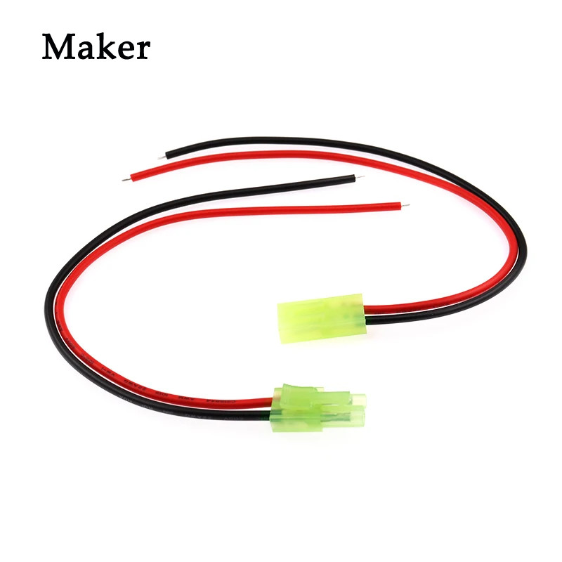 5 Pieces EL-2P Mini Tamiya Connector Green 4.5mm Male Female 20cm EL Wire Cable EL4.5 Connector ...
