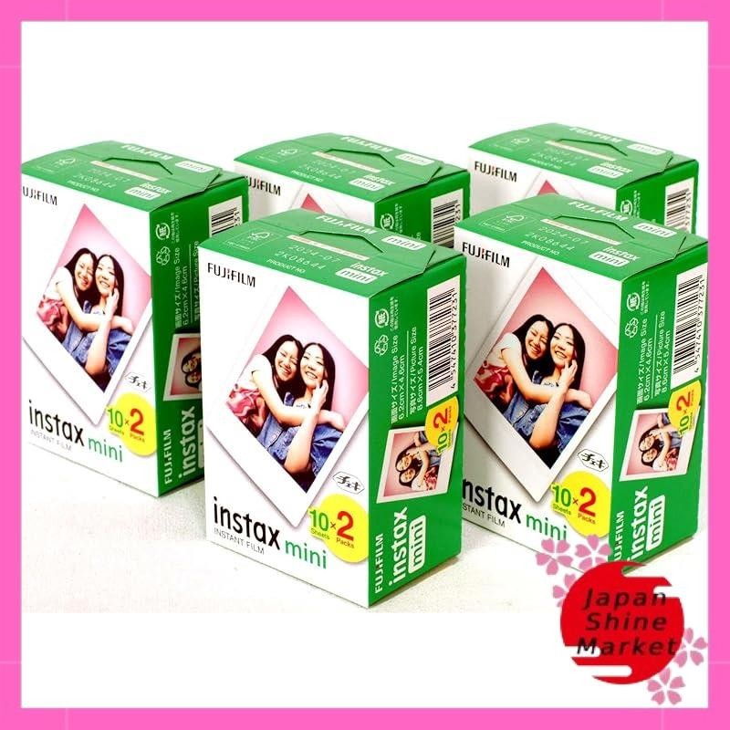 Fujifilm Instax instant color film instax mini 2P × 5, a total of 100 ...