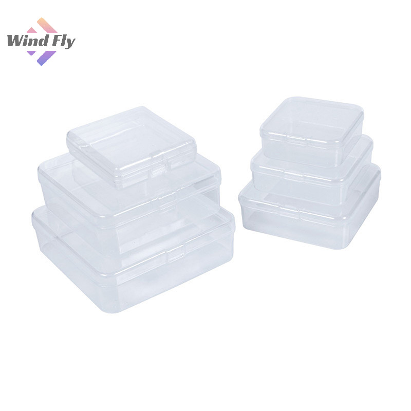 Available New Transparent Plastic Storage Box Photocards Small Card ...
