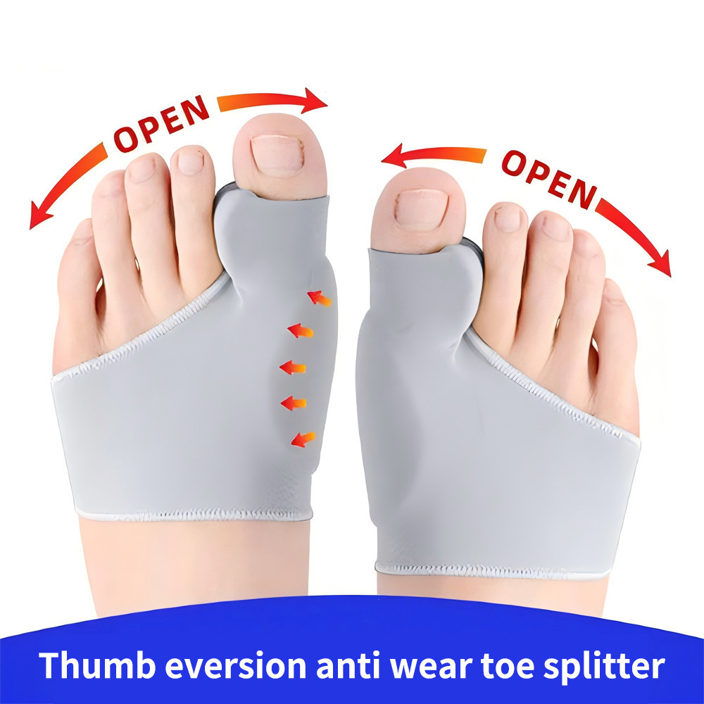 Toe Spreader Separator Bunion Hallux Valgus Corrector Silicone Feet ...