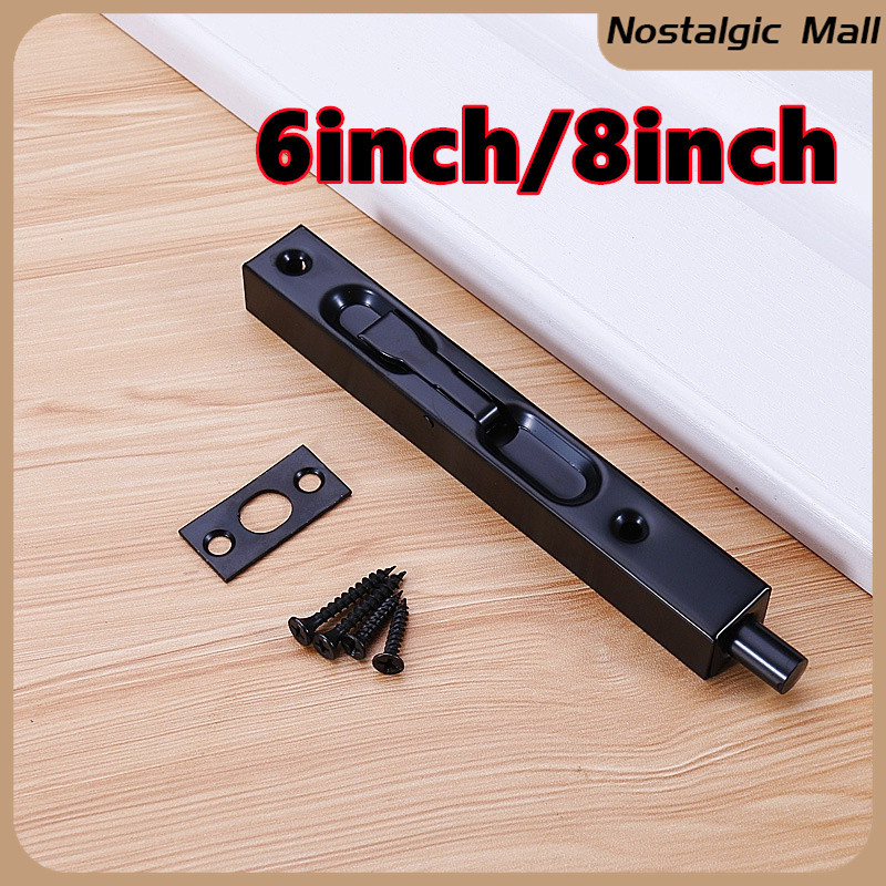 6/8 Inch Stainless Steel French Door Latch Lock Concealed Bottom Bolt ...