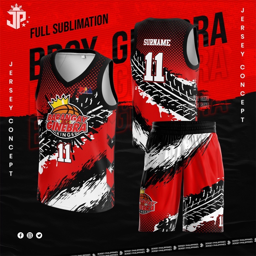 Basketball Jersey Set Customized Name and Number for Men Women PBA ...
