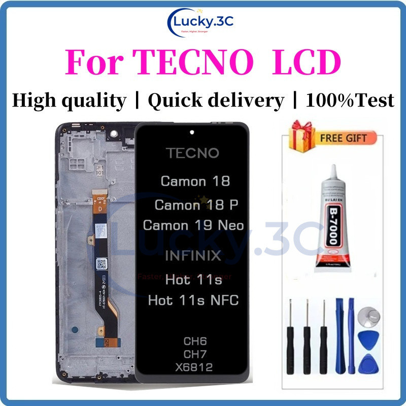 For INFINIX Hot 11s NFC TECNO Camon 18 P CH6 CH6n CH6i CH7 CH7n X6812 ...