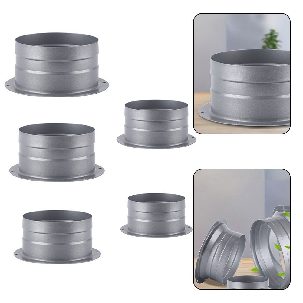 KXVN3-8 Inch Metal Flange Vent Pipe Fitting Wall Air Pipe Hose Flange ...