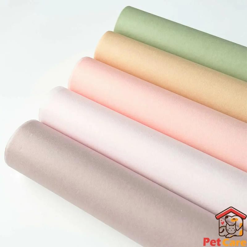 20 Sheets/Pack A4 Solid Color Tissue Paper Flowers Wrapping Translucent ...