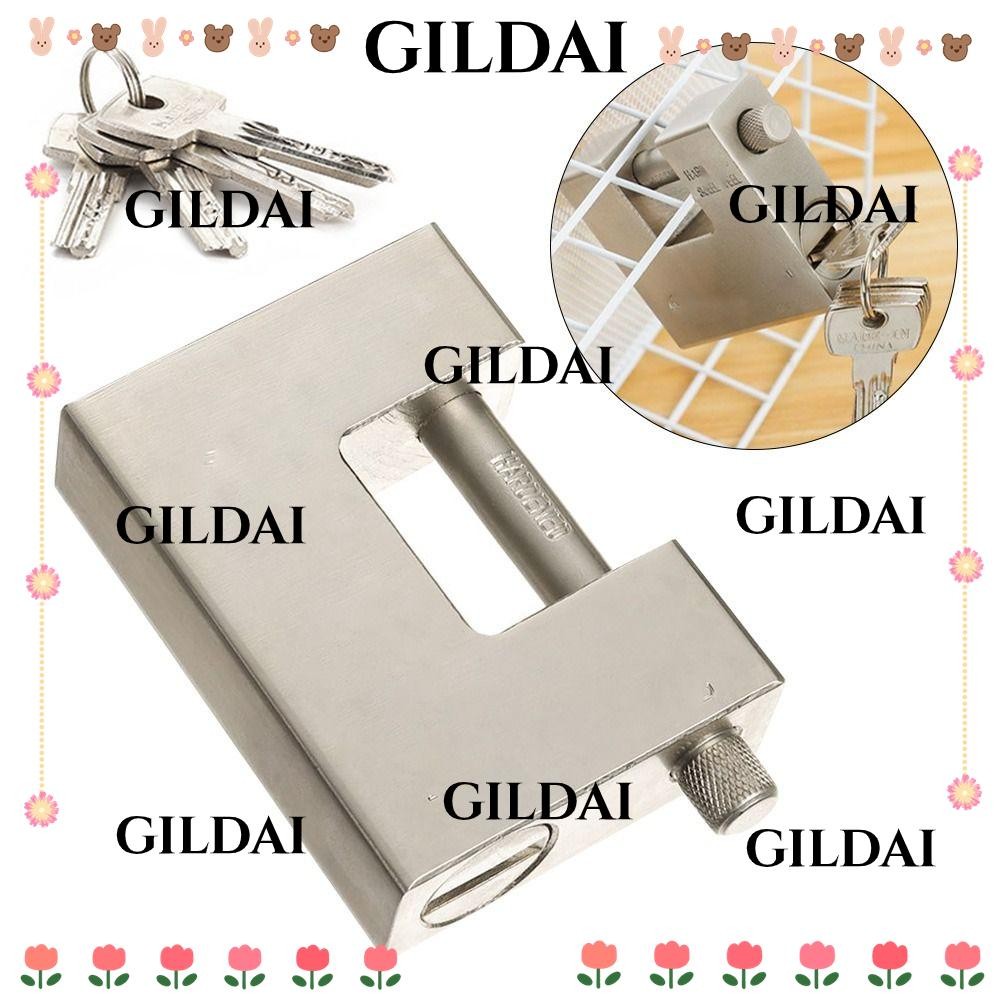 GILDAI Armoured Padlock Anti-Theft Extra Thick Anti-rust Security Lock ...