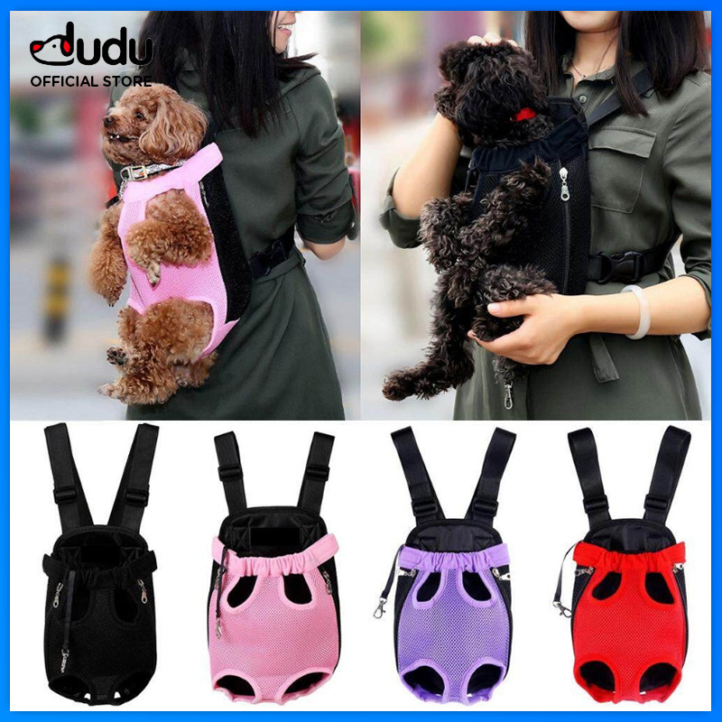 DUDU Pet Carrier Backpack Adjustable Pet Front Cat Dog Carrier Backpack ...