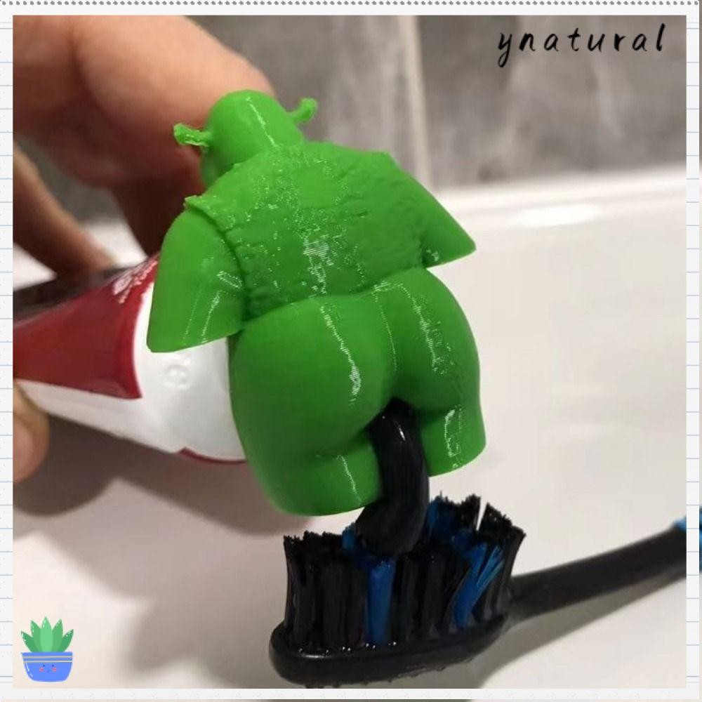 YNATURAL Shrek Pooping Toothpaste Topper, Bathroom Supplies Toothpaste ...