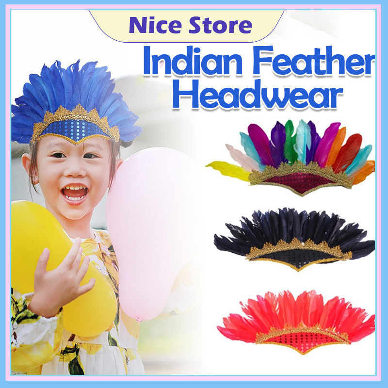 NICE Indian Headdress Hat Costumes Carnival Cosplay Indian Performance ...