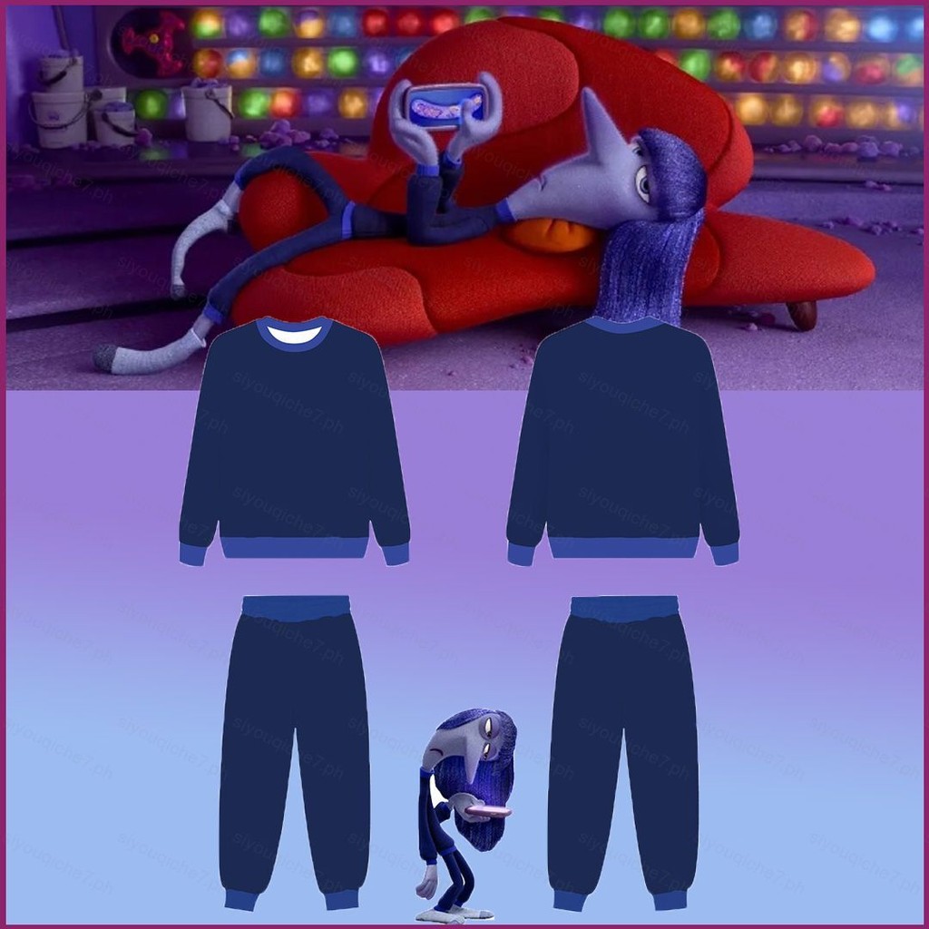SIY7 Inside Out 2 Anxiety Embarrassment Ennui Envy Bing Bong coat pants ...