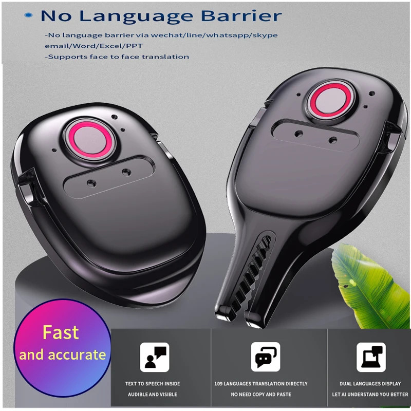 AI Smart Talkie Multi Language Simultaneous Mini Voice Translator ...